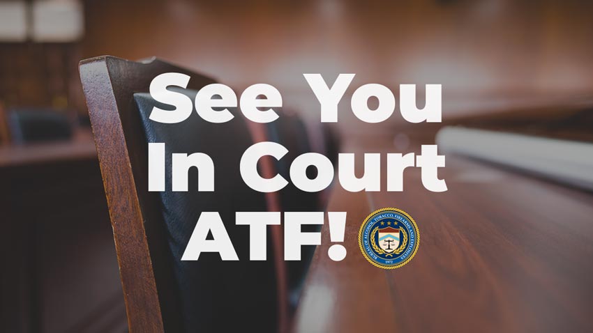 ATF Faces Flood of Lawsuits Over Pistol Brace Rule